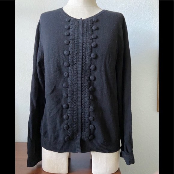 Prive’ | Sweaters | Prive 0 Cashmere Black Buttons Hardly Worn | Poshmark